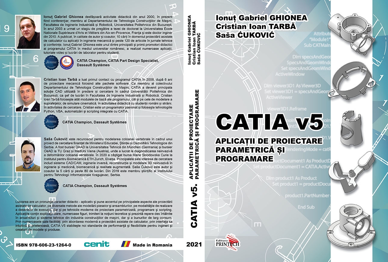 CATIA | CATIA v5. Aplicaţii de proiectare parametrică şi programare